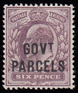 SGO76 1902 6d. Pale and dull purple GOVT. PARCELS. - Andrew G Lajer ...