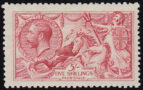 SG410 1915/ 18 DLR 5/- Pale carmine, fine mounted mint, original gum ...